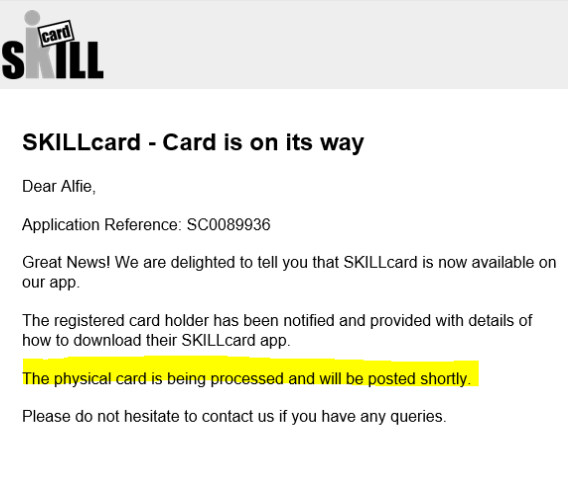 SKILLcard | Digital SKILLcard App